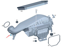 MERCEDES-BENZ CLS C257 DAMPING AIR FILTER A2640900000 GENUINE for sale ...