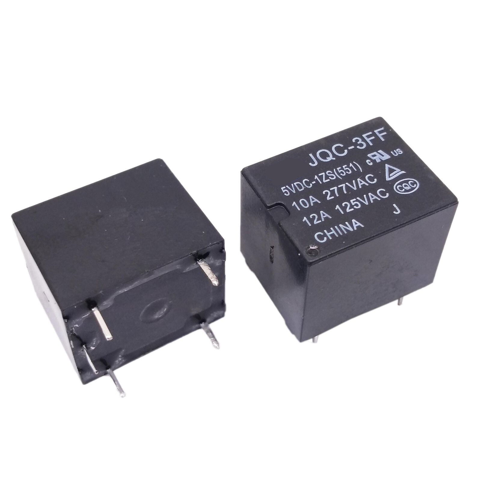 US Stock 10pcs DC 5V JQC-3FF-5VDC-1ZS(551) Relay 5 Pins | eBay