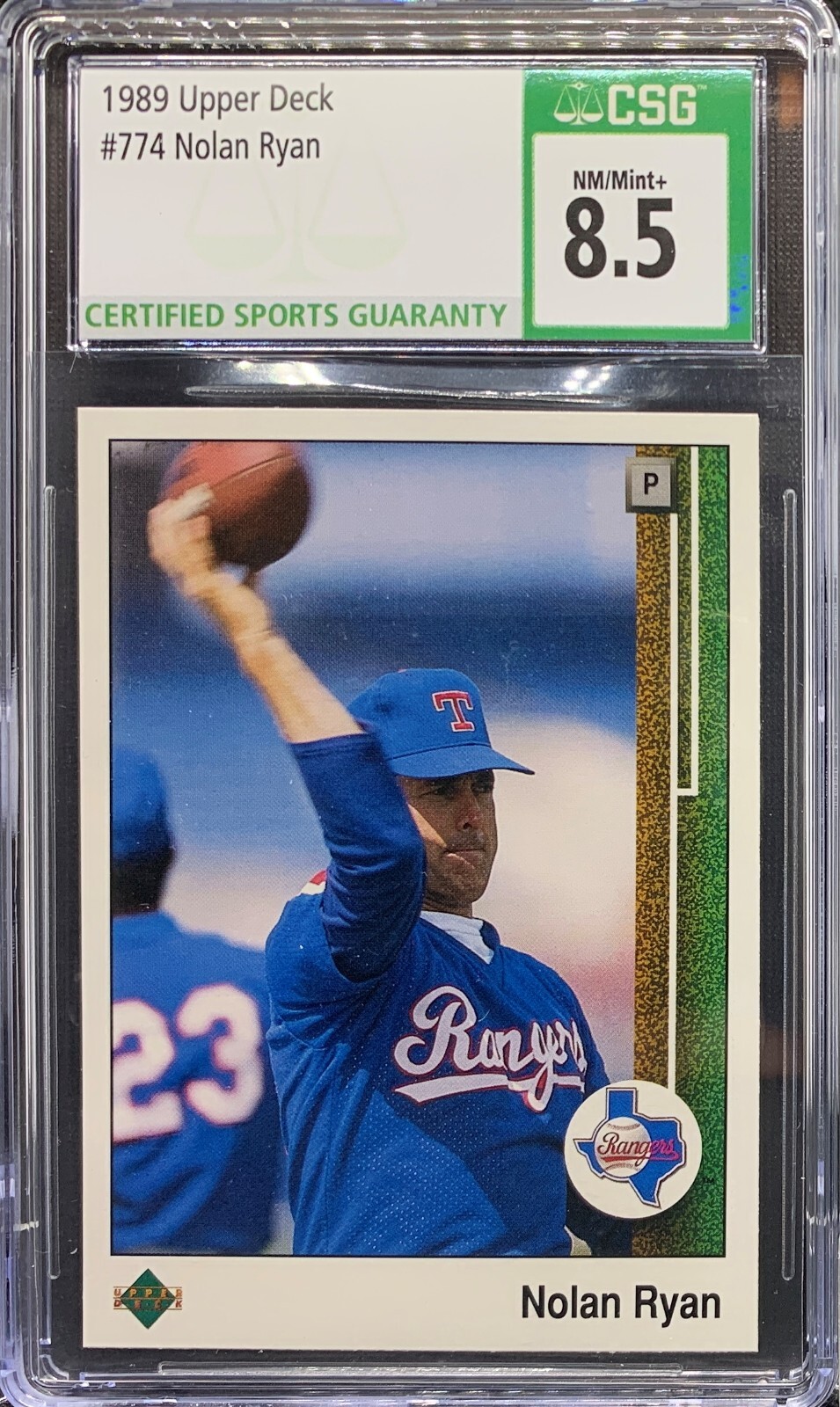 1989 Upper Deck NOLAN RYAN #774 CSG 8.5 NM/ Mint+ | eBay