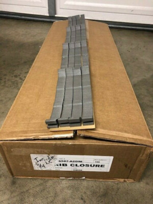 3/4" Tall 5-Rib Inner Closure Strip Foam Metal Roofing With Glue 100 ...