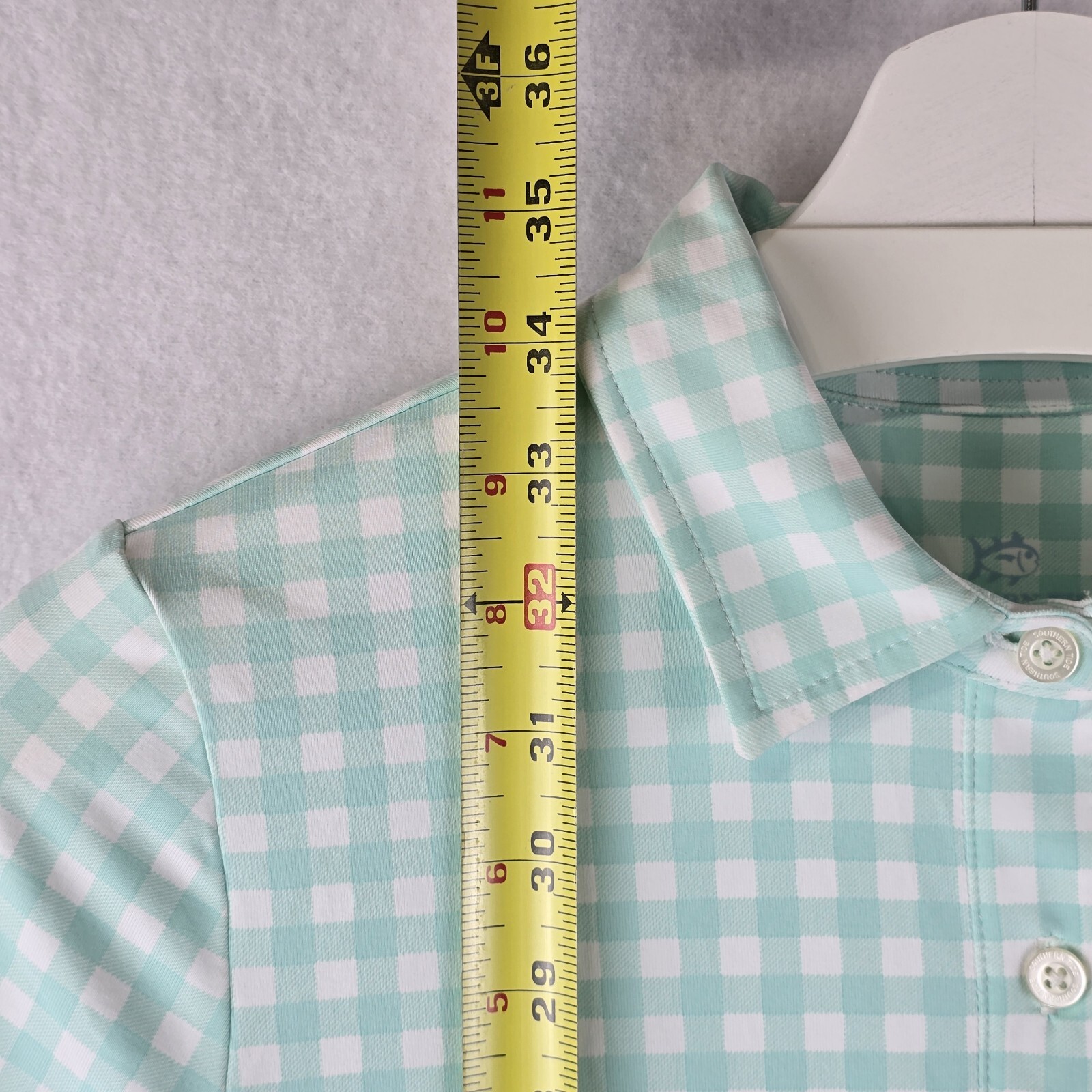 $148 Southern Tide XS Jessica Gingham Performance Dress Baltic Teal UV *READ* | eBay