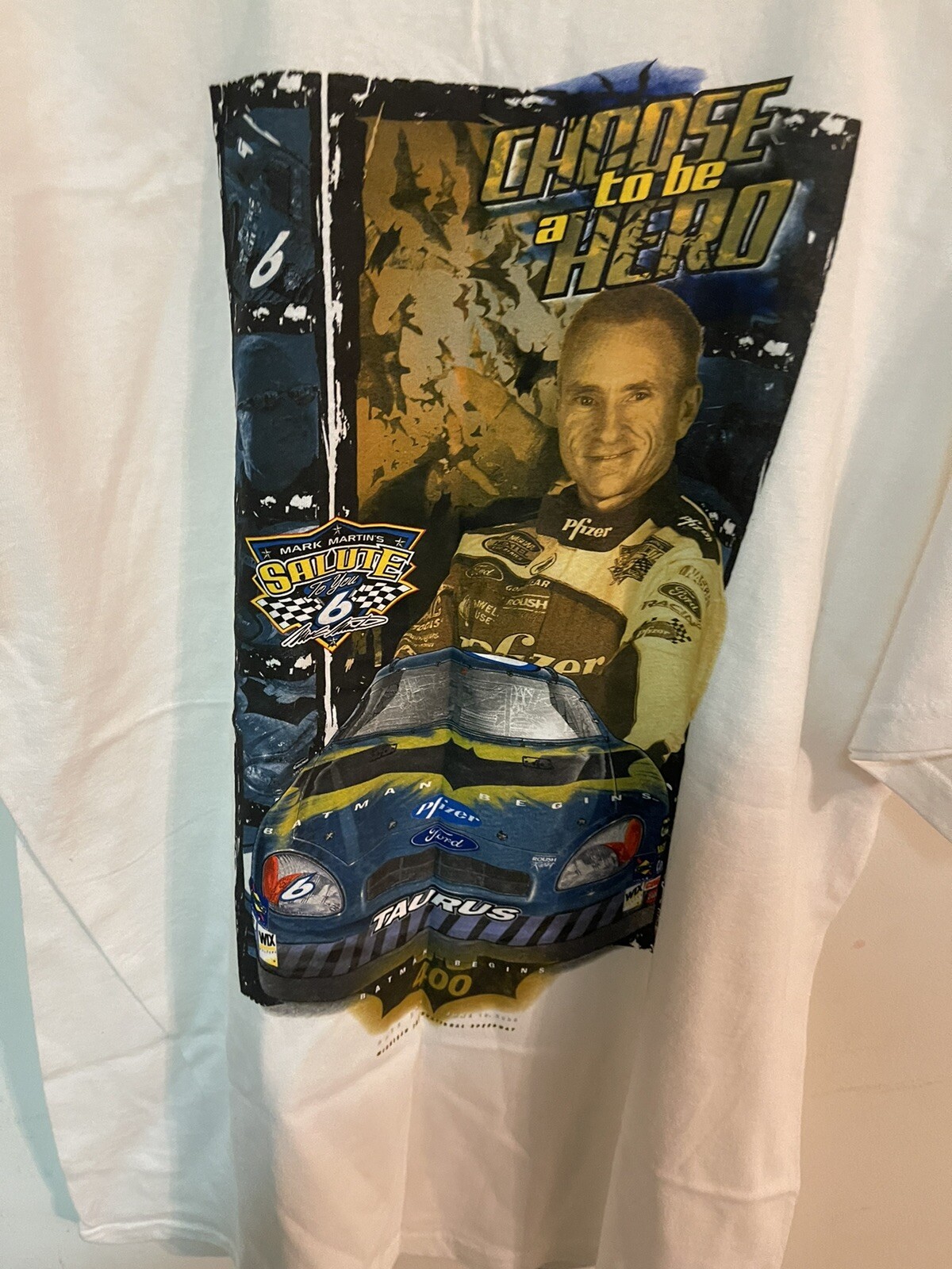 Men's NASCAR 2006 Batman Begins 400 - Mark Martin - T… - Gem