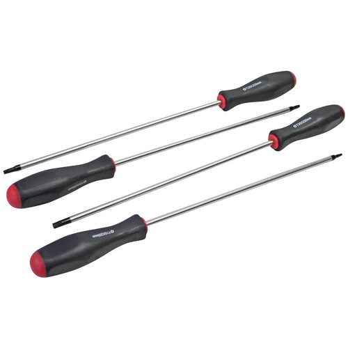 4Pc Extra Long Star Torx Screwdriver Set T15,20,25,30 Garage 250MM ...
