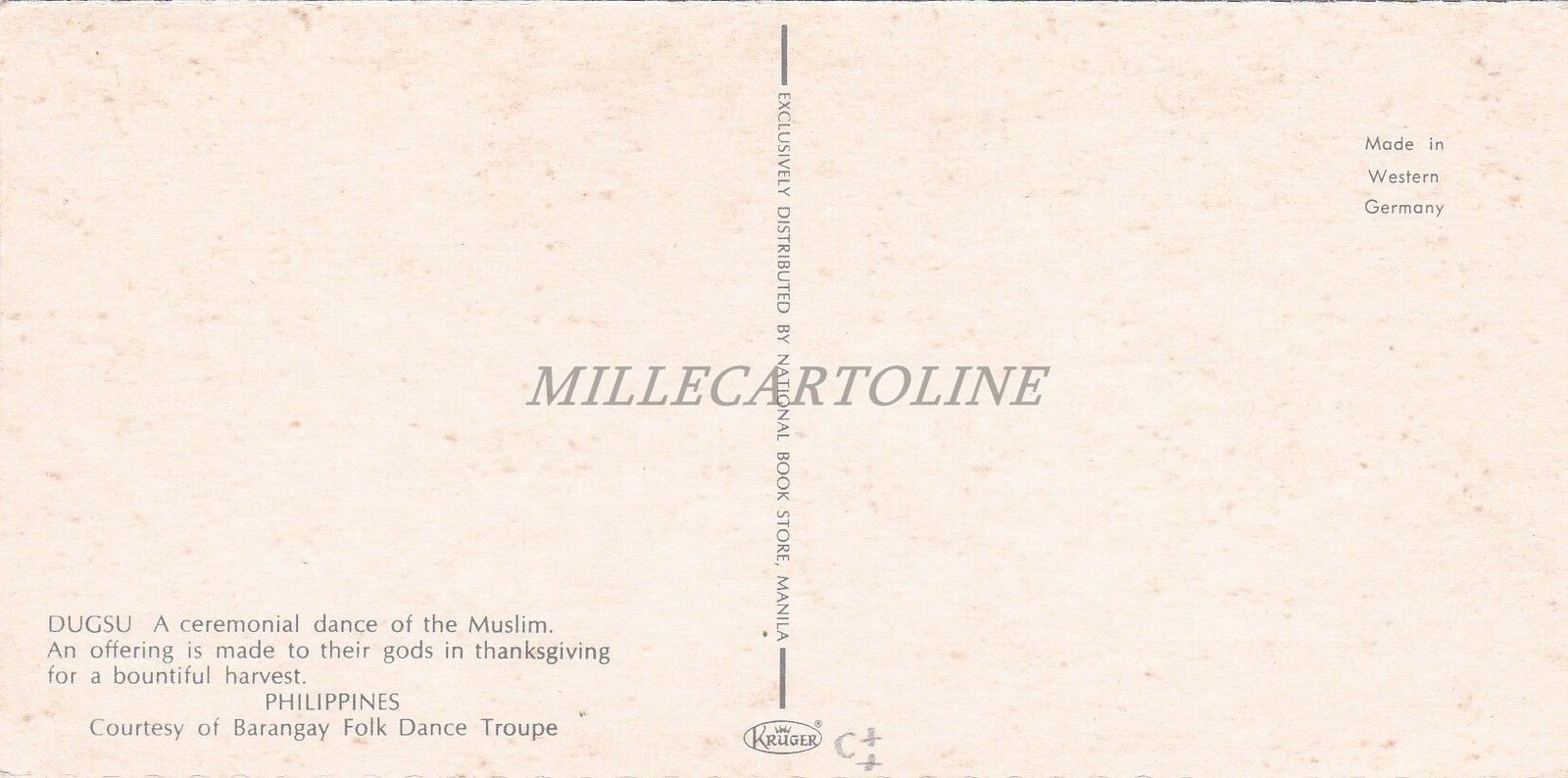 PHILIPPINES - Dugsu - A Ceremonial Dance of the Muslim | eBay