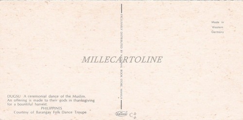 PHILIPPINES - Dugsu - A Ceremonial Dance of the Muslim | eBay