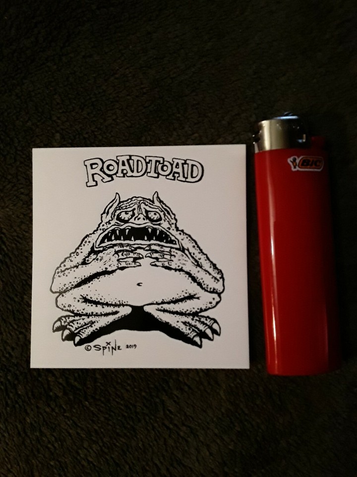 ROAD TOAD Stickers Truck Car Hotrod by Spine | eBay