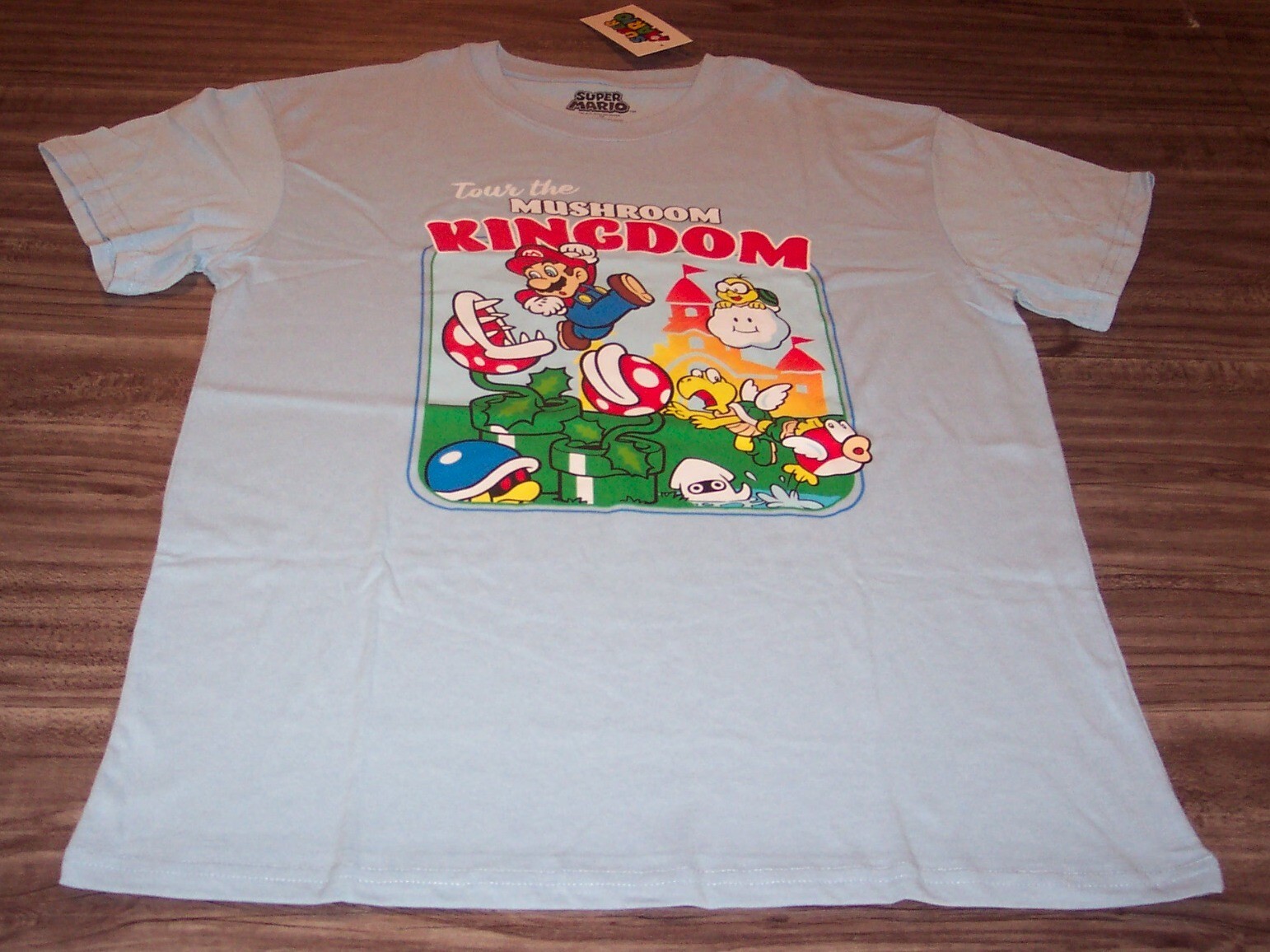 Vintage Style SUPER MARIO BROS. NES Nintendo T-Shirt MEDIUM NEW 1980's ...