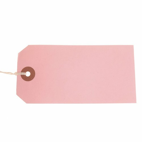 7 Colours Strung Tags 96m x 48mm String Tie On Reinforced Labels Craft ...