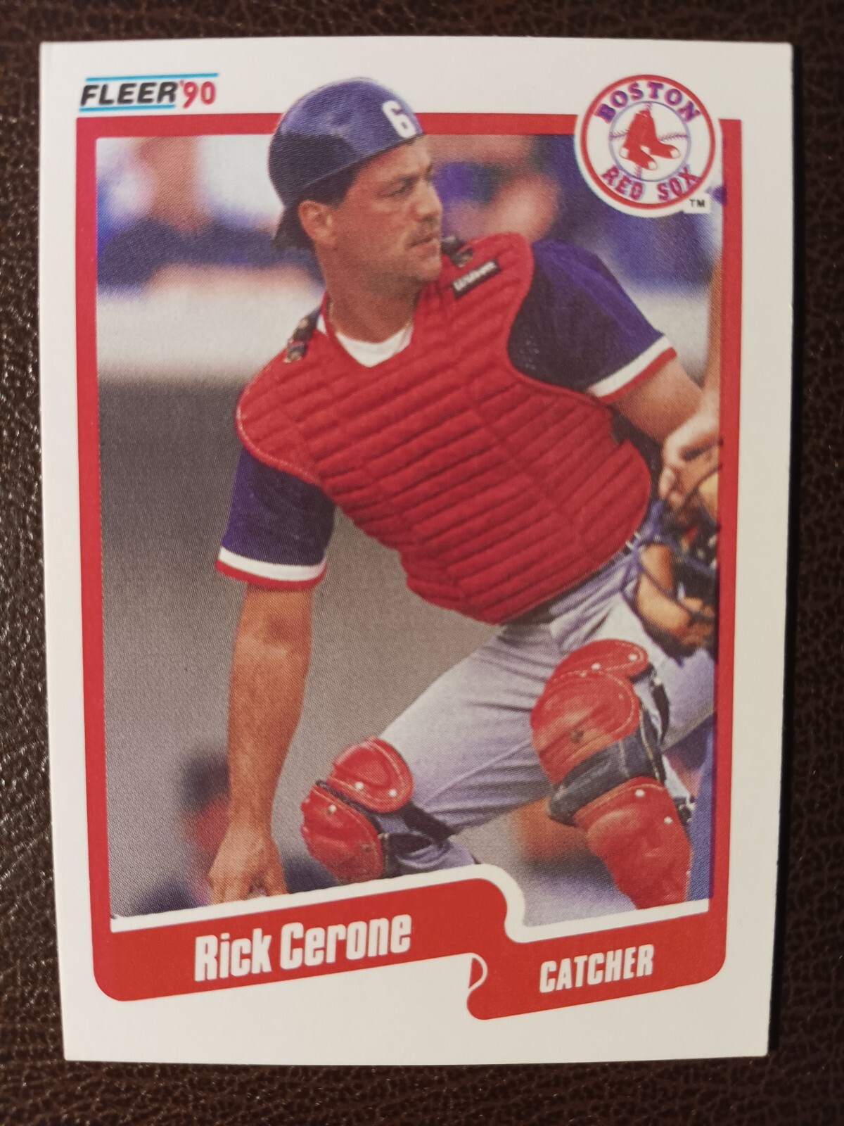 RICK CERONE BOSTON RED SOX 1990 FLEER BASEBALL CARD #270 | eBay