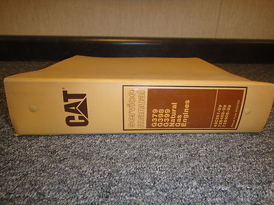 CAT Caterpillar G379 G398 G399 Natural Gas Engine Shop Service Repair ...