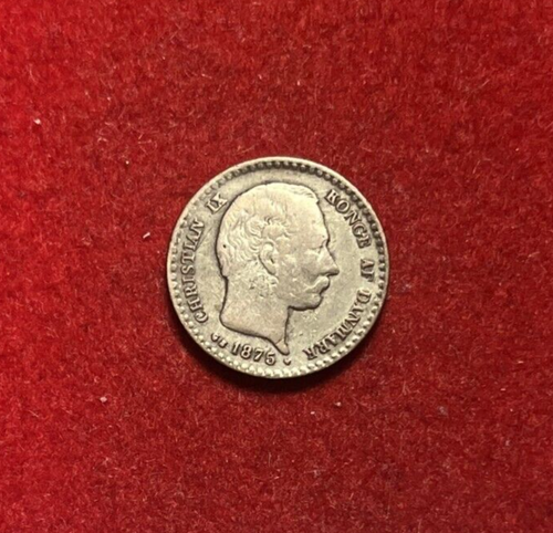 Denmark 1875 (h) CS 10 Ore Silver Coin KM#795.1 T4635 | eBay