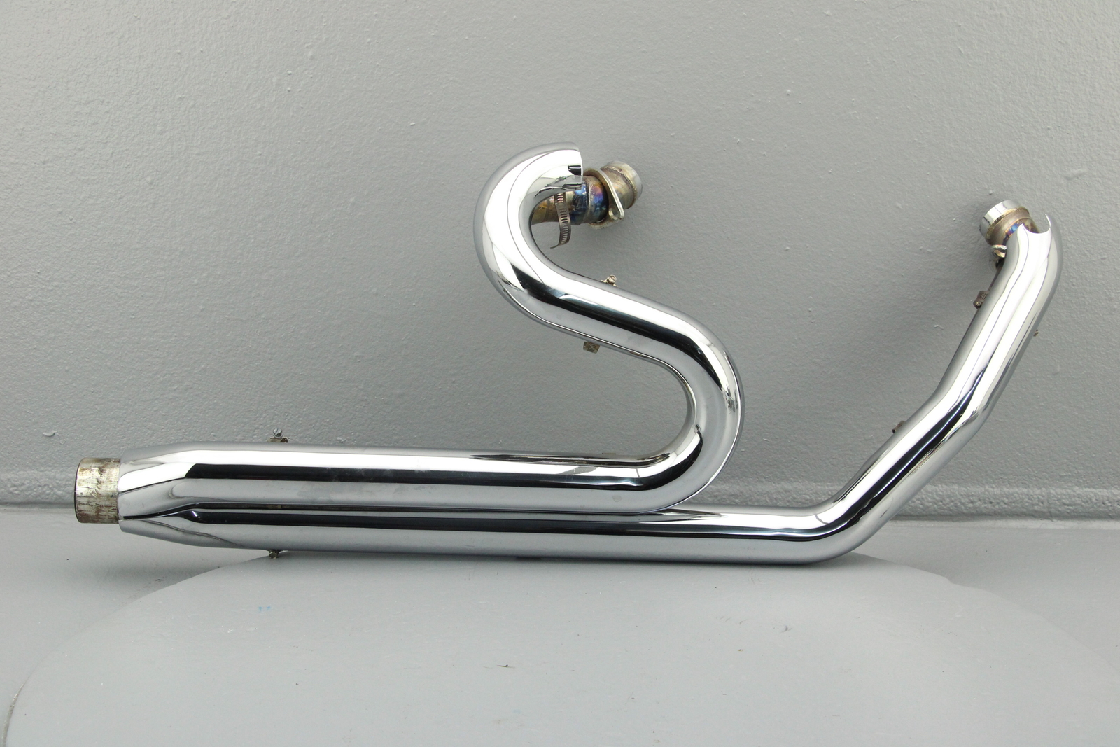 2004 Harley Electra Glide D&D BOARZILLA 2 INTO 1 Exhaust W/ GHOST PIPE ...