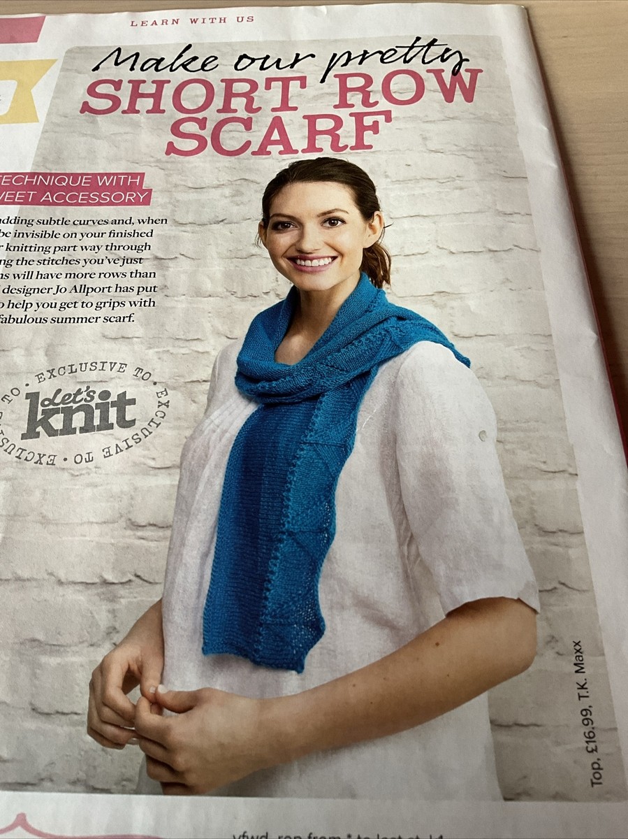 Short Row Scarf Knitting Pattern
