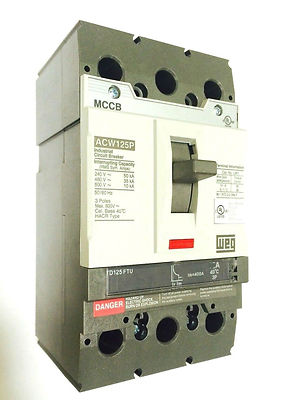 ACW125P-FTU20-3 - SHAMROCK CIRCUIT BREAKER, MOLDED CASE, 3 POLE, 20 ...