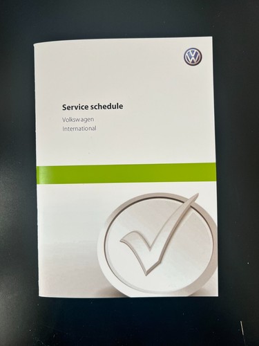 💯GENUINE VOLKSWAGEN SERVICE BOOK GOLF POLO PASSAT COVERS ALL OTHER VW ...