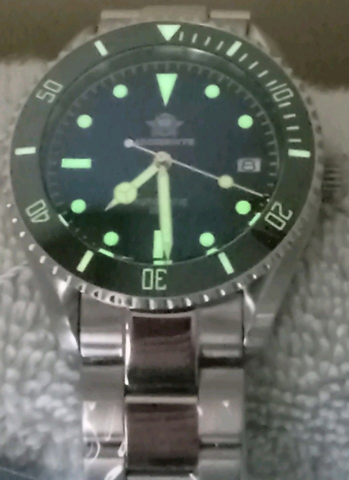 ADDIESDIVE NH35 Auto Diver 200M Stainless Steel Luminous Bezel 40mm ...