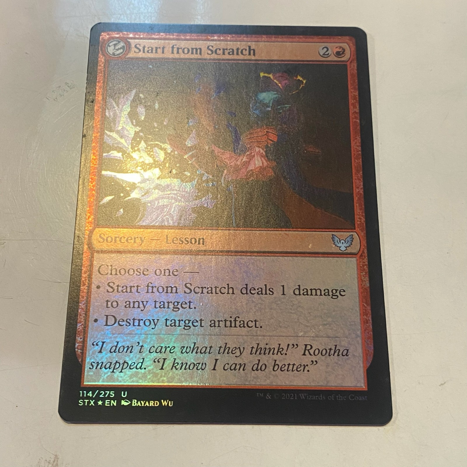 Start from Scratch - Strixhaven: School of Mages - Foil - MTG Trading ...