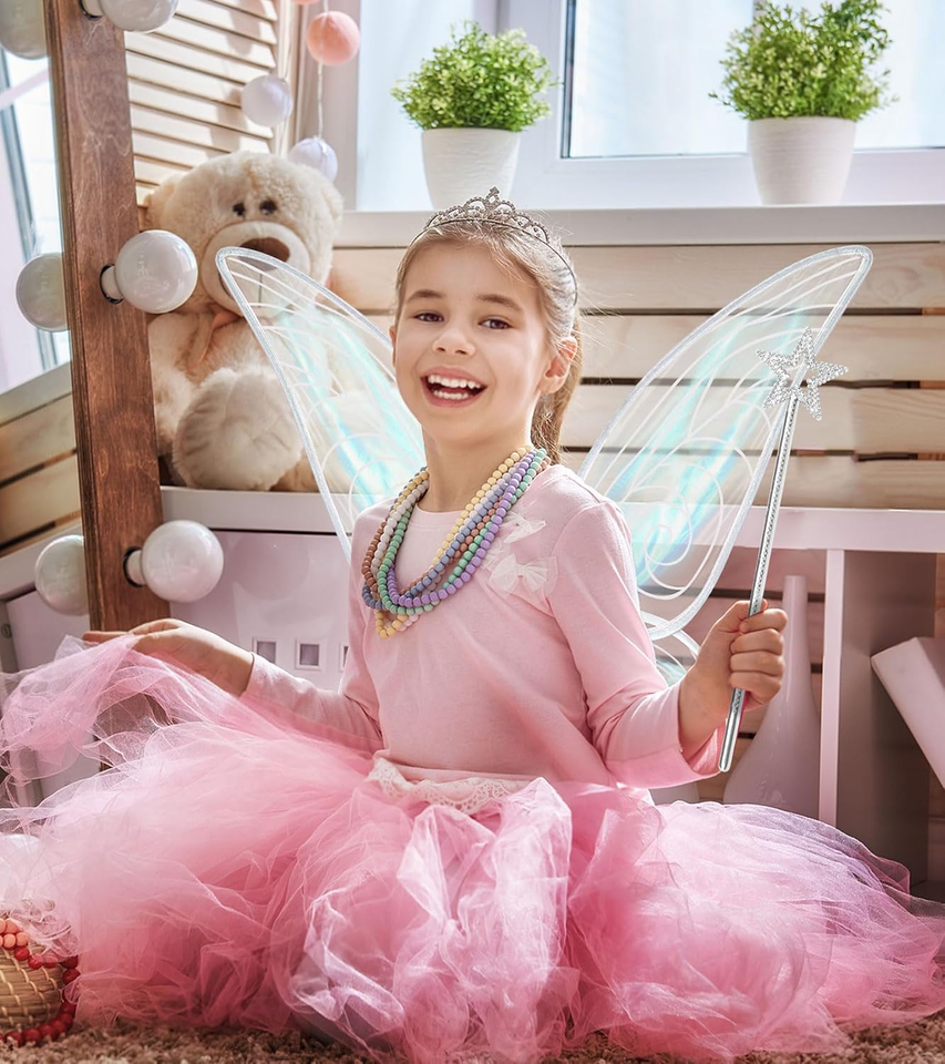 2 Pcs Fairy Wings Adult Women,Butterfly Wings and Wand,Fairy Wings ...