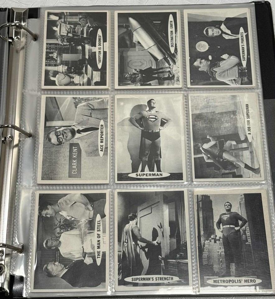 1966 Topps “Superman on TV” Complete Trading Card Set (66 Cards ...