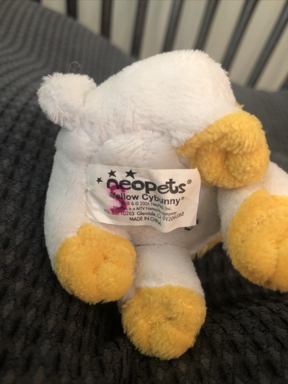 NEOPETS Neopet Mini Yellow Cybunny Bunny Rabbit plush Plushie Clip ...