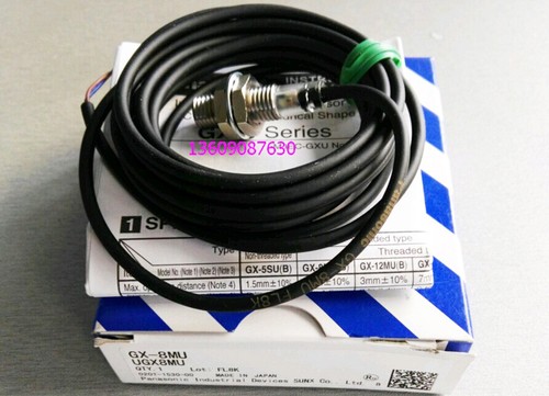 SUNX GX-8MU Cylindrical Inductive Proximity Sensor - DC 2 Wire-Threaded ...