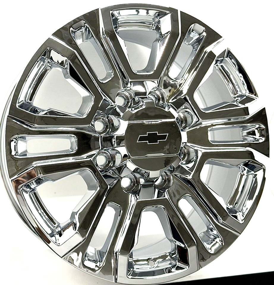 20" Chrome OE Replica 5957 Wheels fits 1999 2010 Chevy Silverado 2500 ...