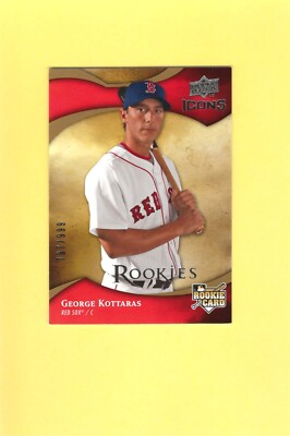 2009 Upper Deck Icons /999 George Kottaras #106 Red Sox | eBay