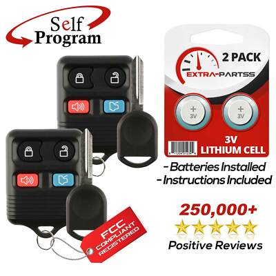 2 For 2007 2008 2009 2010 2011 ~ Ford Crown Victoria Keyless Remote Fob ...