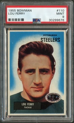 1955 Bowman 110 Lou Ferry PSA 9 30299676 | eBay