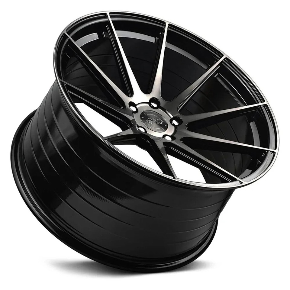 20'' Vertini RFS1.3 Gloss Black Tint Staggered Wheels for Charger ...