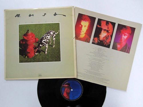 RUSH Signals LP Geddy LEE Neil PEART Alex LIFESON w/Lyric inner sleeve ...