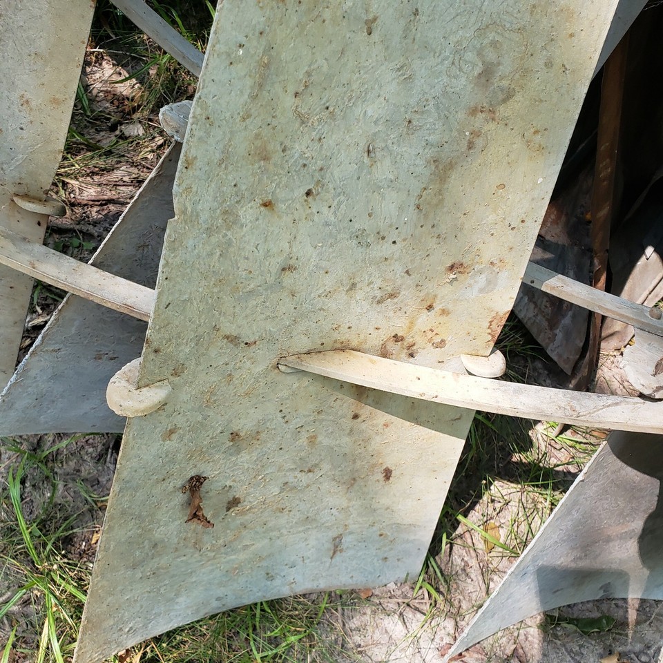 8ft Aermotor Windmill Sail Fan 3 Blade Sections vintage | eBay