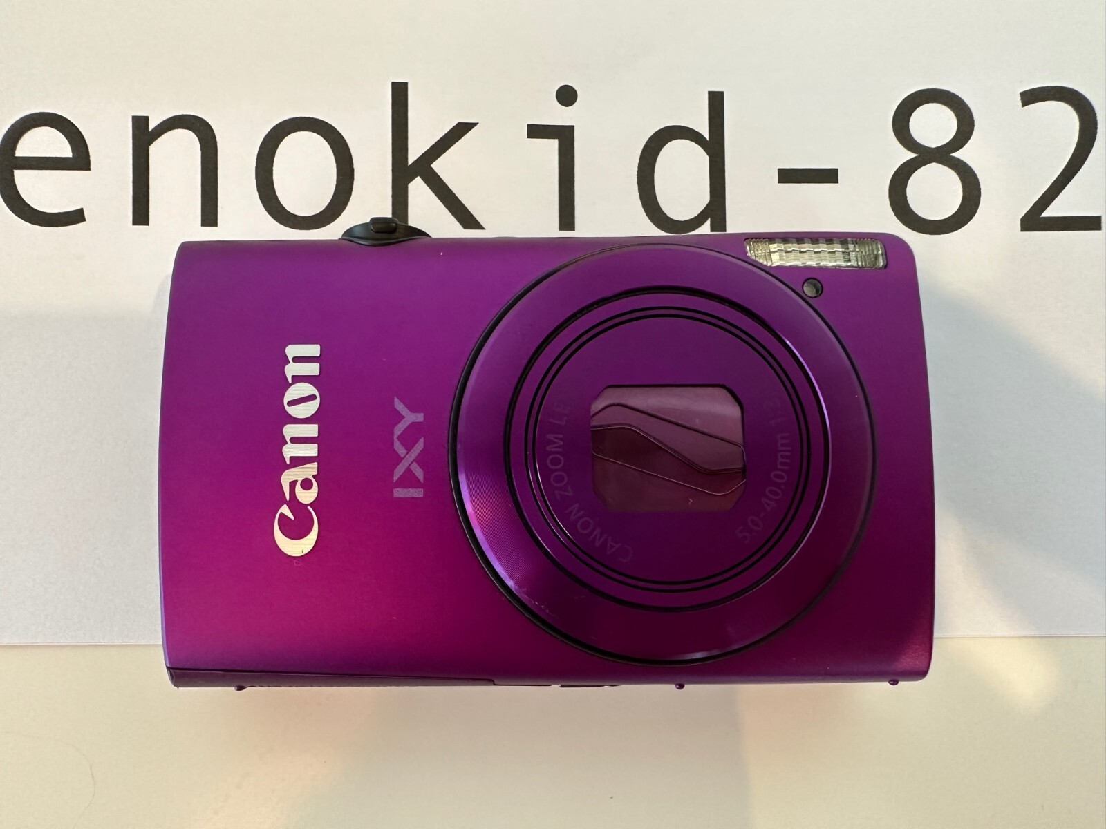 [Excellent] Canon PowerShot IXY 600F Digital Camera Purple 12.1 MP 8x ...