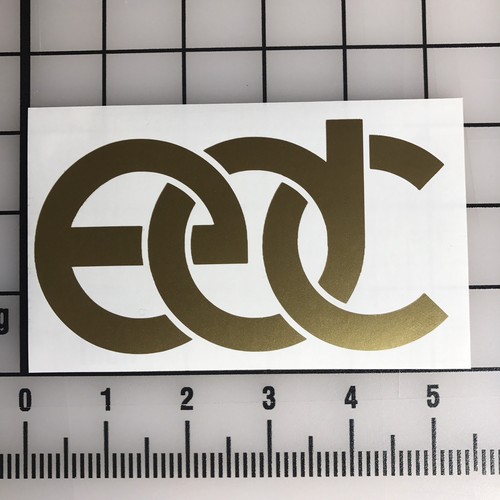 EDC Electric Daisy Carnival Music Festival Gold 5" Vinyl Decal Sticker ...