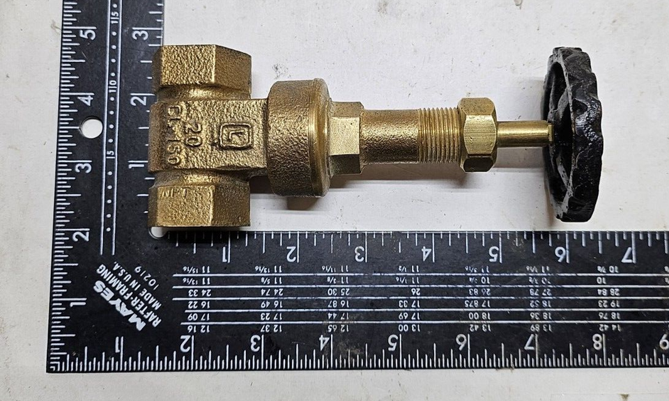 Lunkenheimer 2151 3/4" Bronze Threaded 20 CL-150 Gate Valve | eBay