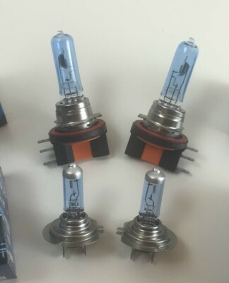 2 X H15 + 2 X H7 Lamp Blue / Xenon Look Lamp Bulb 12V E4 | eBay