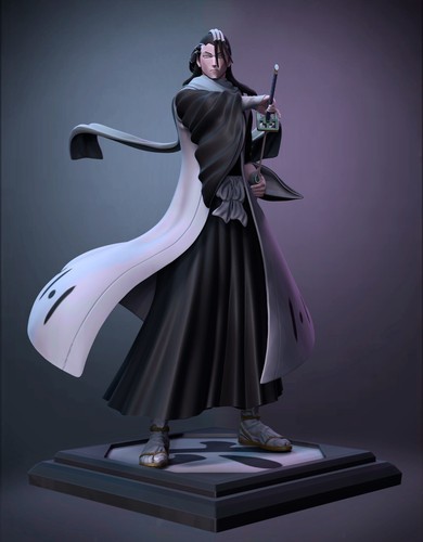 bleach Kuchiki Byakuya statue figure resin 1/10 unpainted | eBay