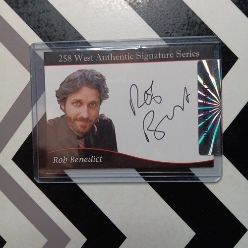 258 West Autograph Rob Benedict from Supernatural Felicity Threshold ...