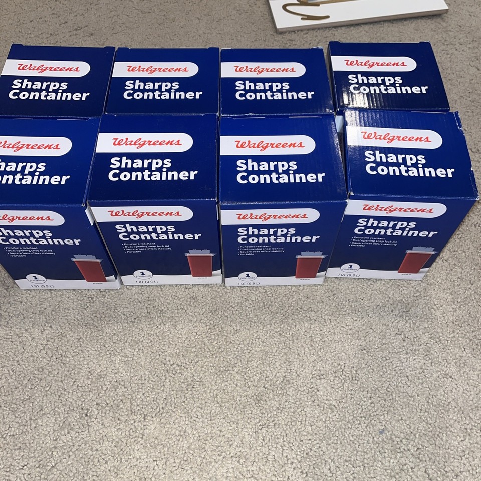 8 Walgreens Sharps Containers: Safe Needle Disposal | eBay