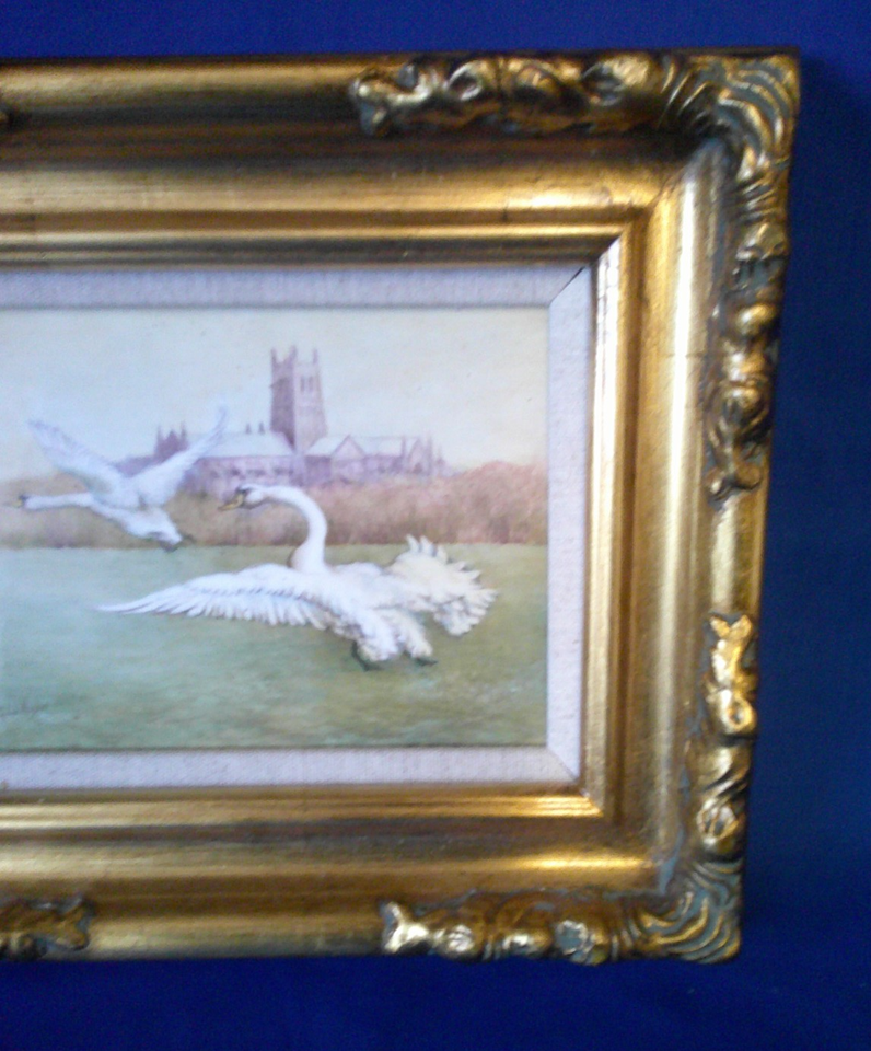 Royal Worcester Artist Christopher Hughes Handpainted China Plaque ...