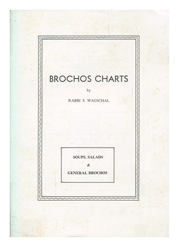 Wagschal,S. ( Saul) Brochos Diagrammen / Von S.Wagschal 1980 Erste ...