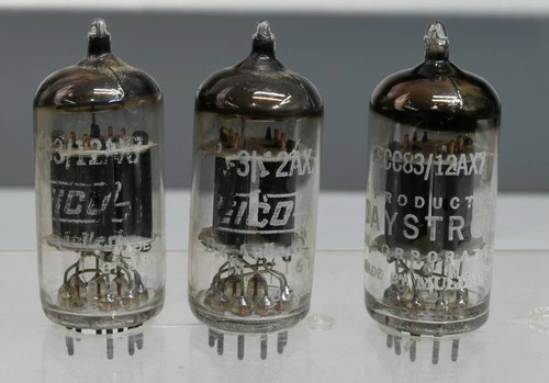 3 Excellent Strong Test Nos Mullard 12AX7 tubes #2002 | eBay
