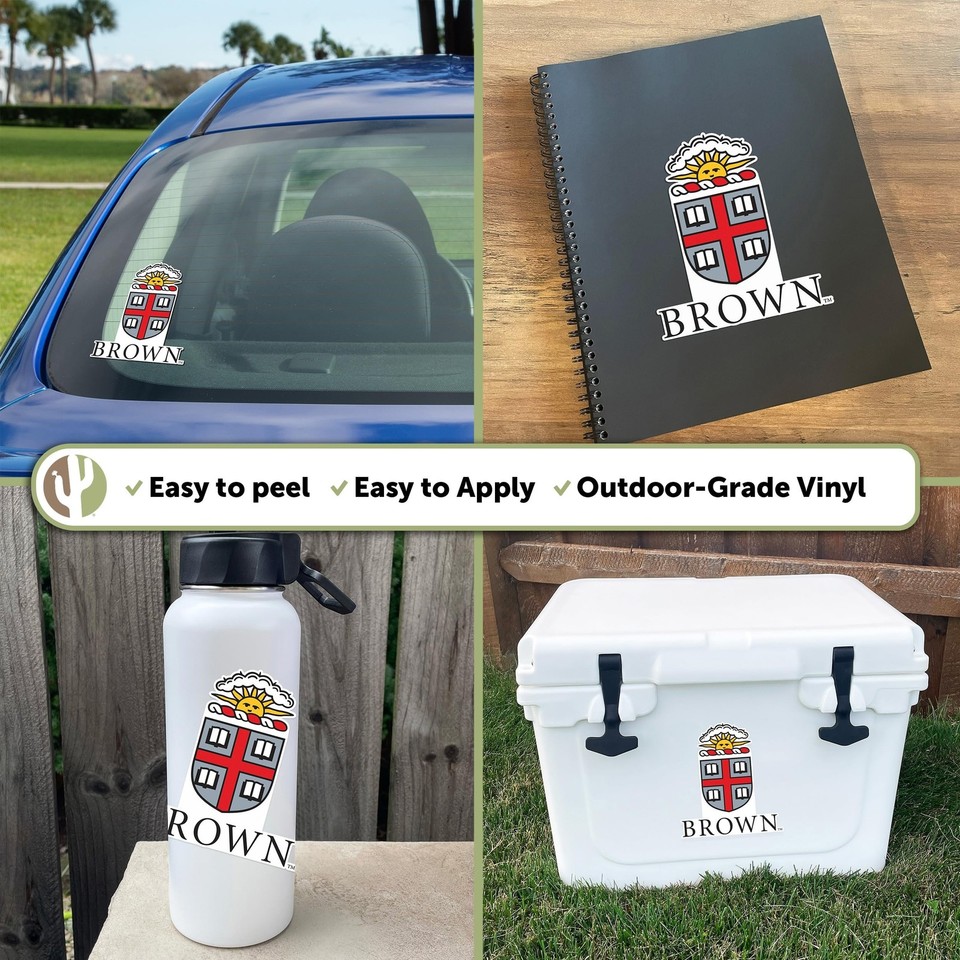 Desert Cactus Brown University Sticker Bears Vinyl Decal Laptop Water ...