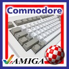 COMMODORE AMIGA A3000; A4000 KEYBOARD REPLACEMENT KEY CAPS with WHITE ...