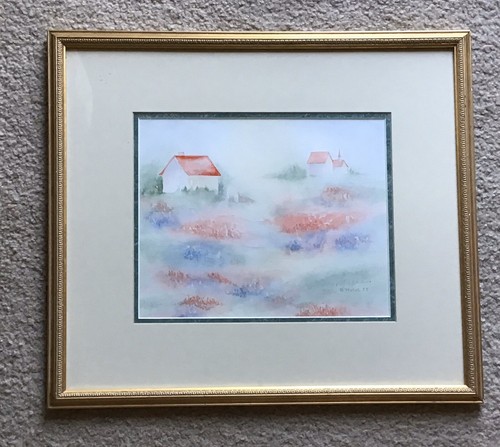 Delightful Original Vintage Watercolor Painting Hand Signed B. Walsh 93 ...