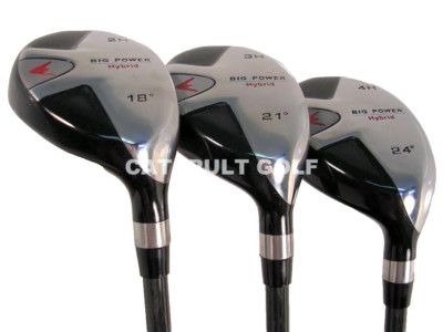 NEW BIG POWER HYBRID SET #2 #3 4 UTILITY CLUBS REGULAR FLEX RH RESCUE ...