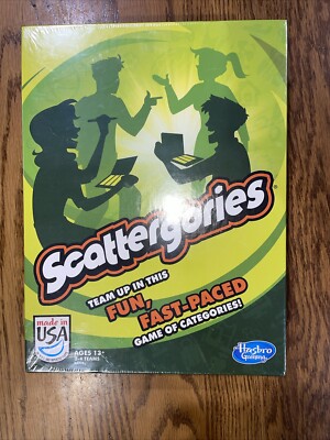 Scattergories Game of Categories Hasbro Gaming Team up Game Ages 13 ...