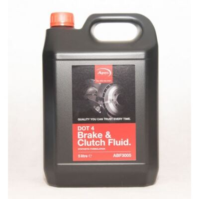 APEC Brake and Clutch Fluid Dot 4 5L SAE J1703 J1704 FMVSS No116 DOT 4 ...