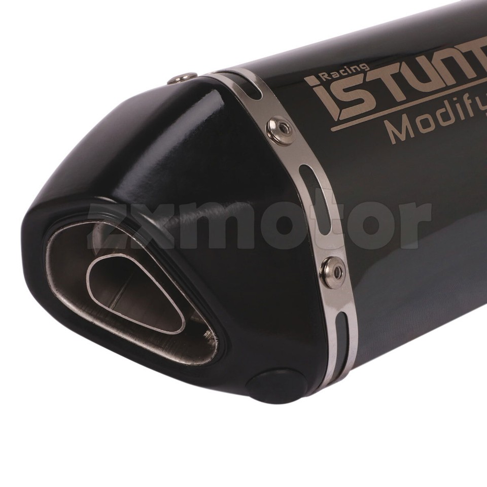 Exhaust System w Muffler For GY6 Engine 125cc 150cc Scooter Moped ATV ...