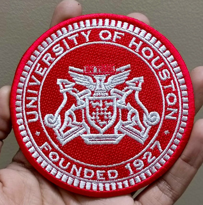University of Houston Logo Iron On Patch - Sew Patch - Embroidered ...
